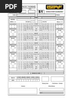 Kabaddi Score Sheet | PDF | Sports | Sports Rules And Regulations