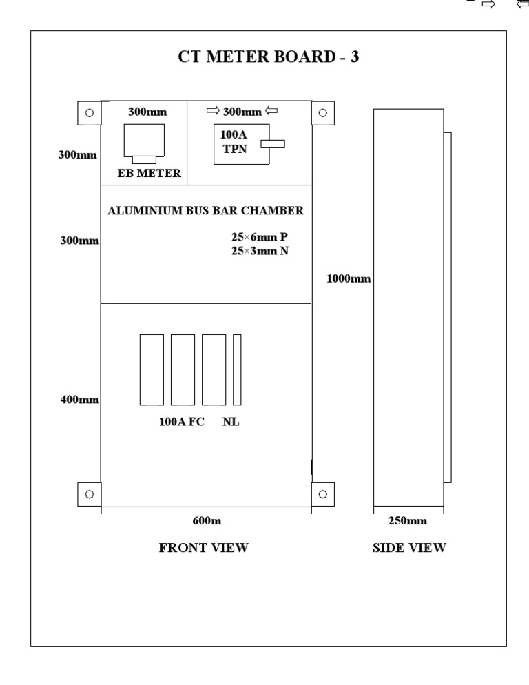 CT Meter Board Specifications and Views | PDF