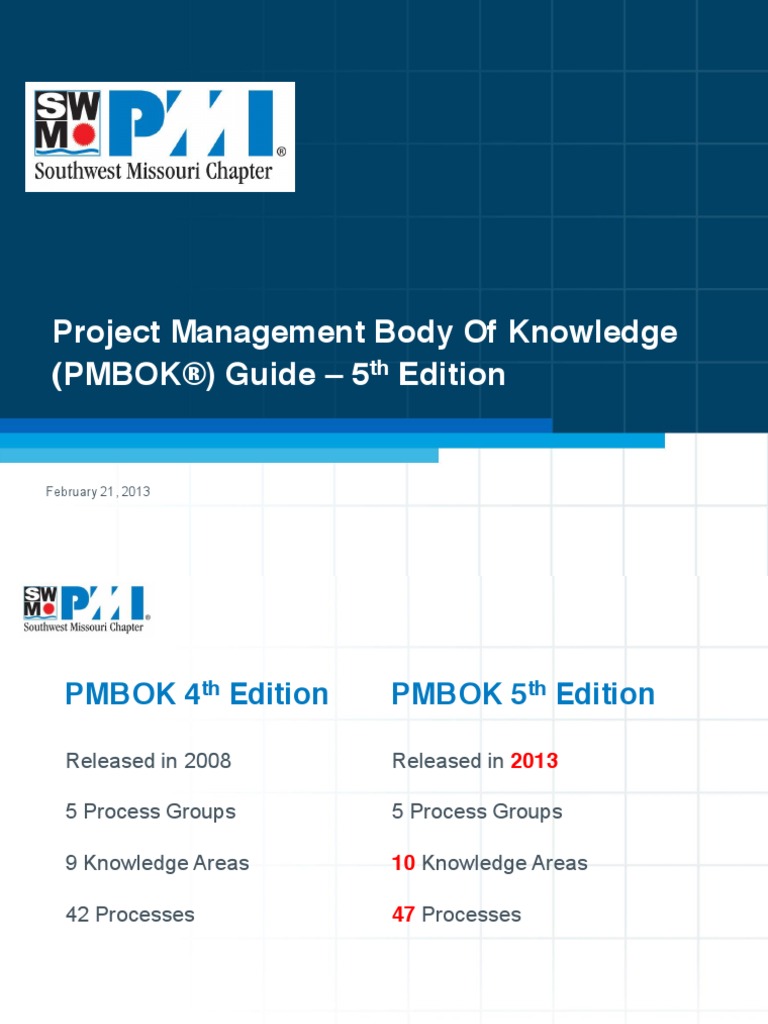Pmbok 5th Edition | Project Management | Stakeholder (Corporate)