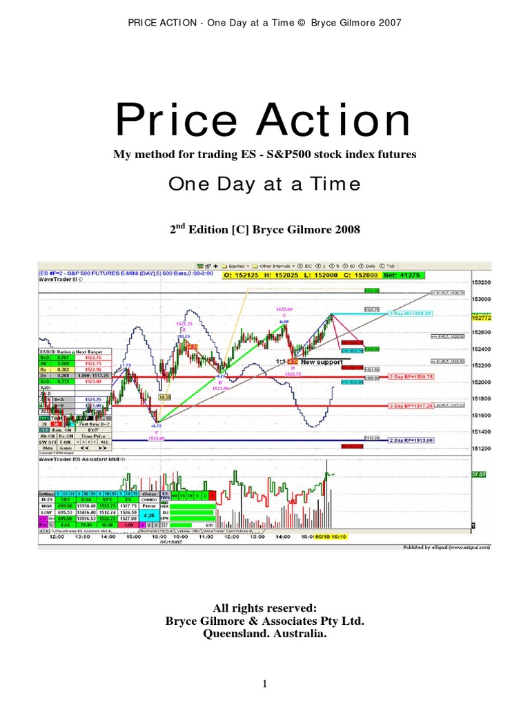Bryce Gilmore - The Price Action Manual 2nd Ed | Day Trading | Speculation