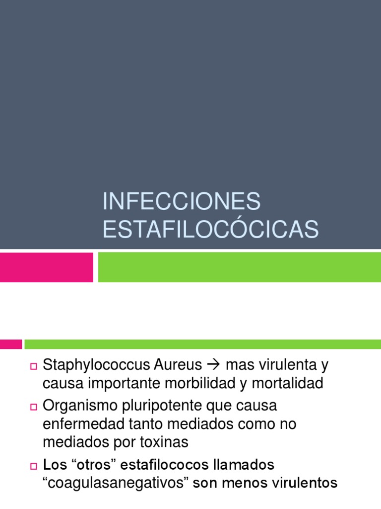 Infecciones Estafilocócicas | PDF | Staphylococcus Aureus | Infección