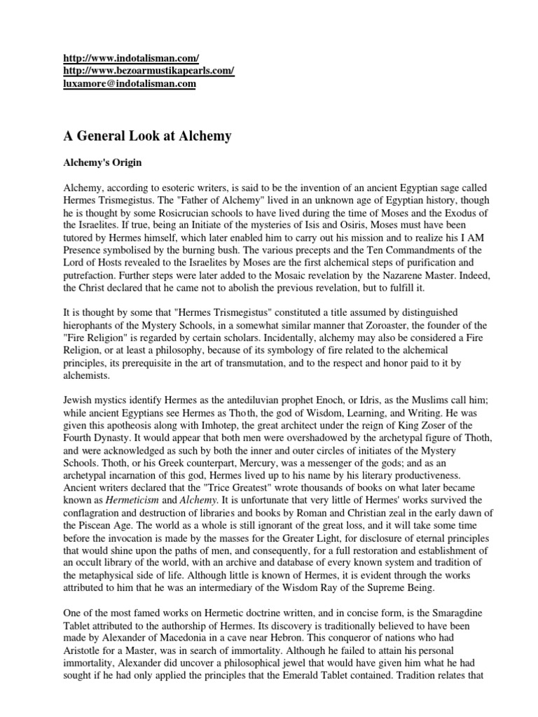 Alchemy PDF | PDF