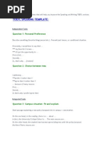 TOEFL - Integrated Writing Template | PDF | Argument | Philosophical ...