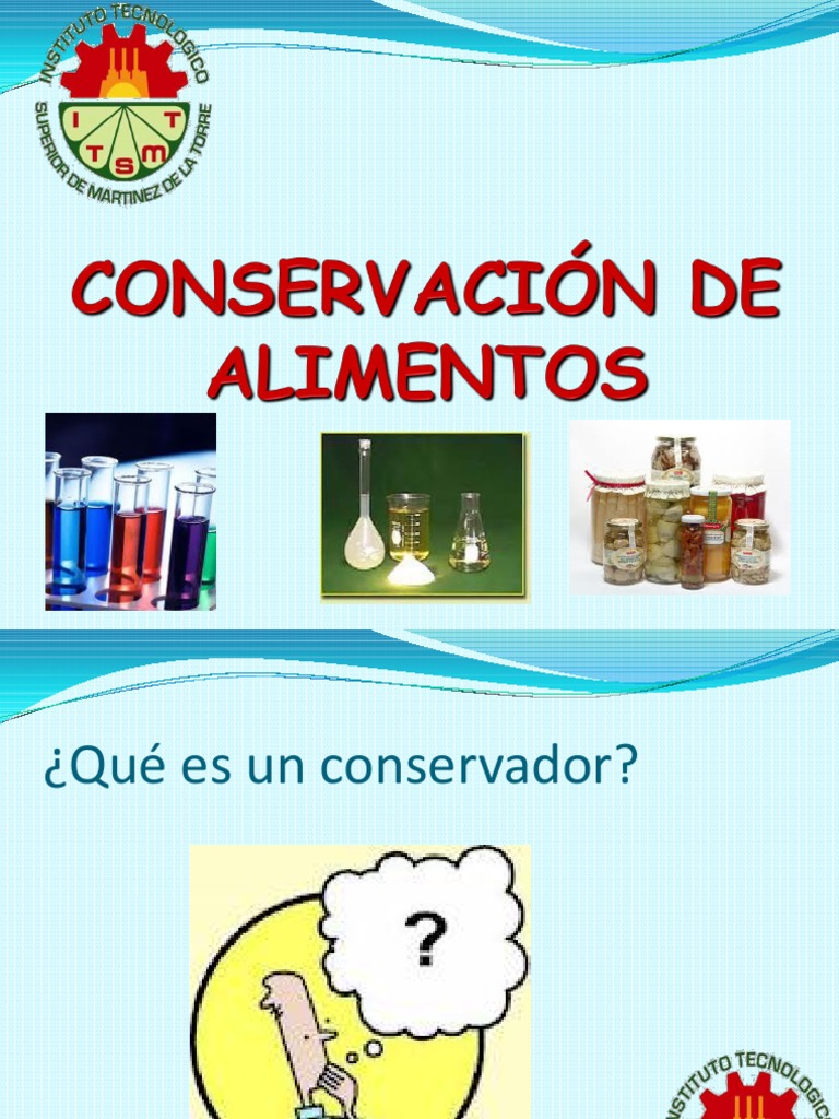 Conservadores Alimentarios: Tipos y Usos | PDF | Alimentos | Panes