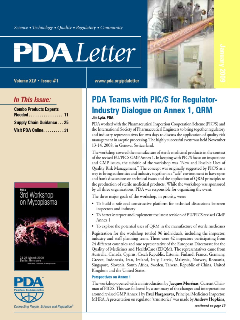 Pda Pics Pdf Pharmaceutical Drug Clinical Trial