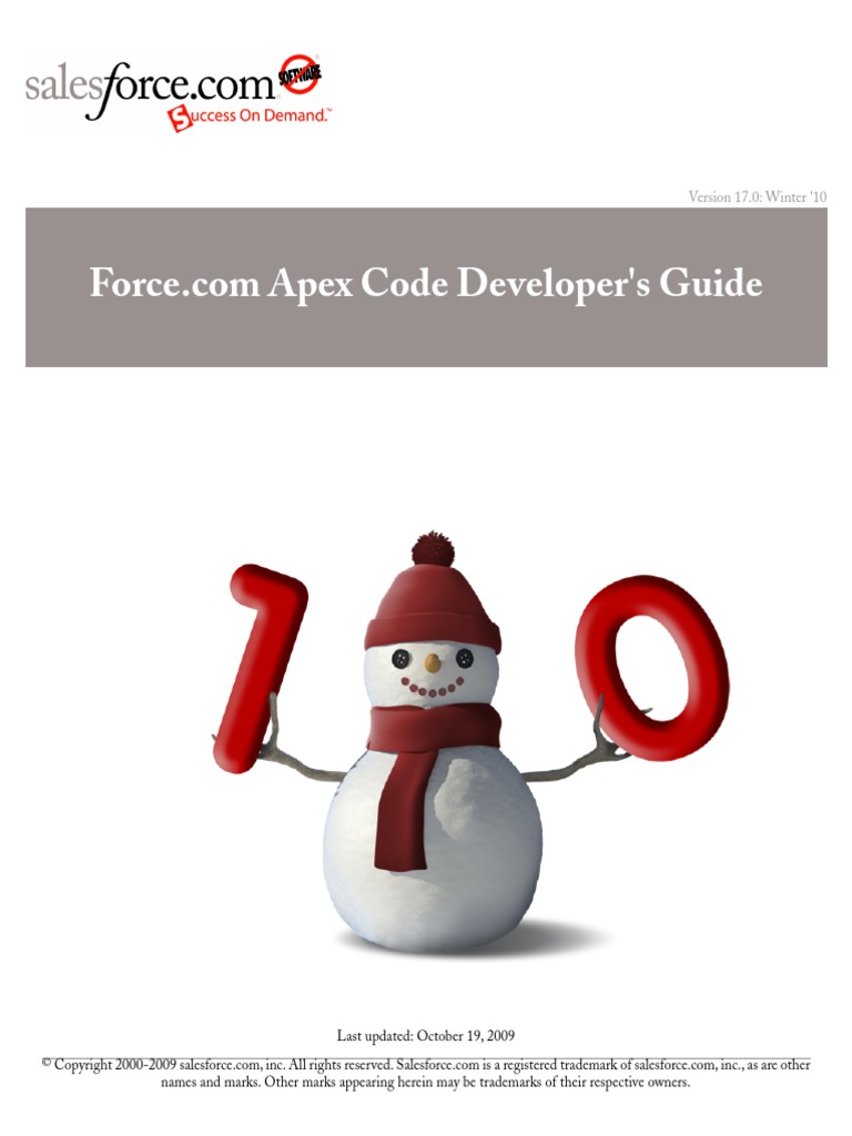 Salesforce Apex Language Reference Pdf Salesforcecom Application Programming Interface 1391