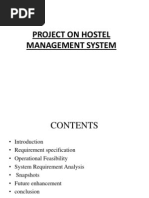 Hostel Management System Project | PDF | Software Testing | Unit Testing