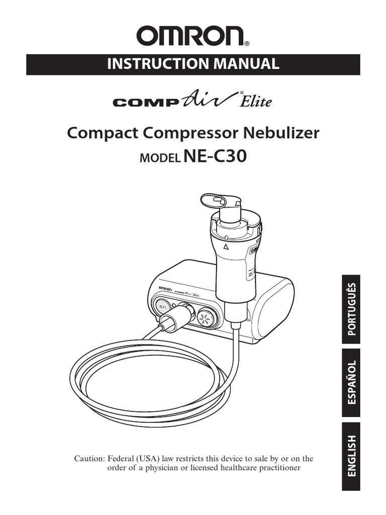 Compact Compressor Nebulizer: Instruction Manual | PDF | Ac Power Plugs ...