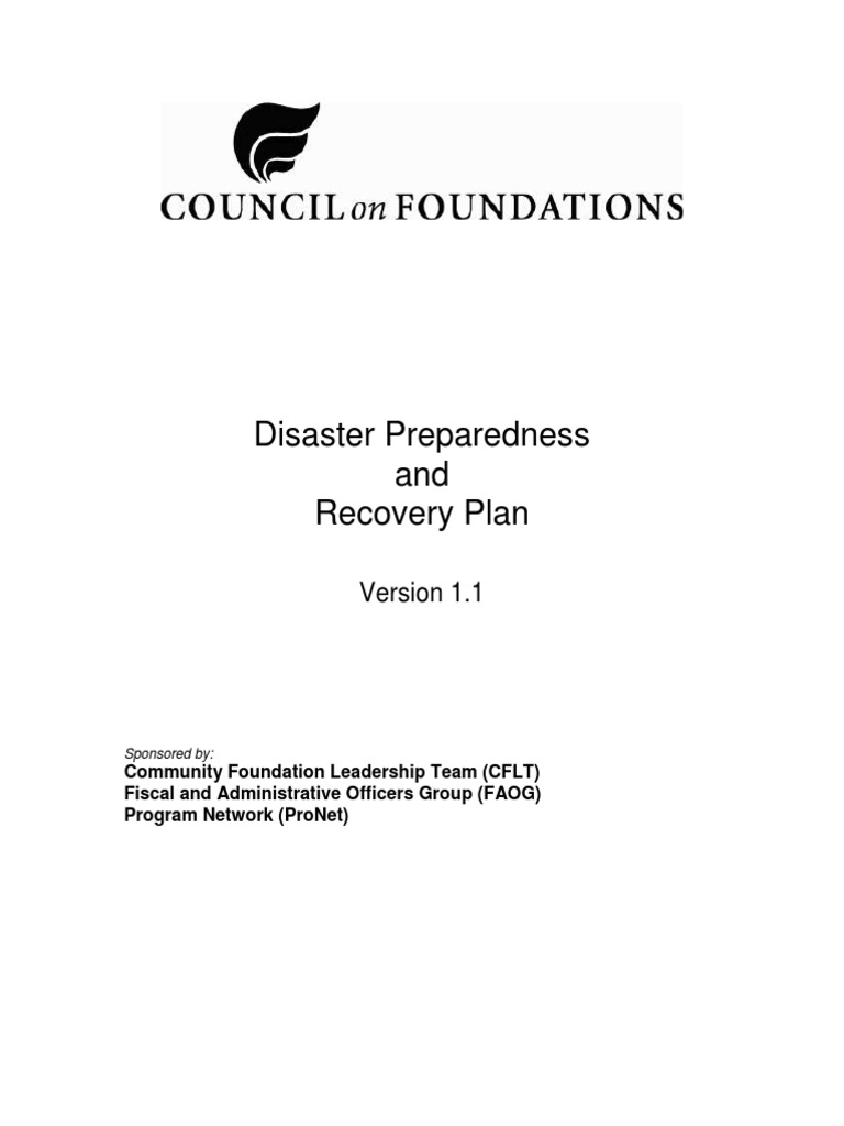 Disaster Plan | PDF | Backup | Emergency