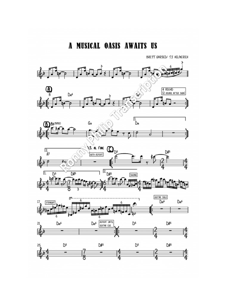 A Musical Oasis Awaits Us | PDF | Foreign Language Studies