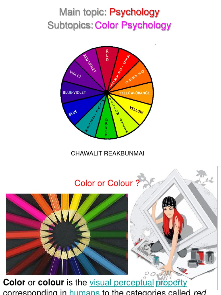 Color Psychology: Impact on Behavior | PDF | Color | Vision