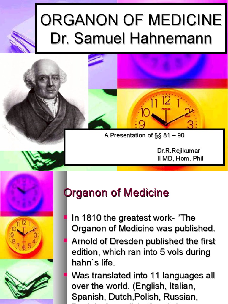 Organon Hahnemann | PDF | Homeopathy | Medicine
