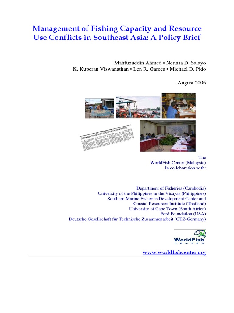 SEA Fisheries Conflict Solutions | PDF | Governance | Natural Resource ...