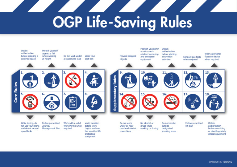 Life-Saving Rules A1 Poster | PDF