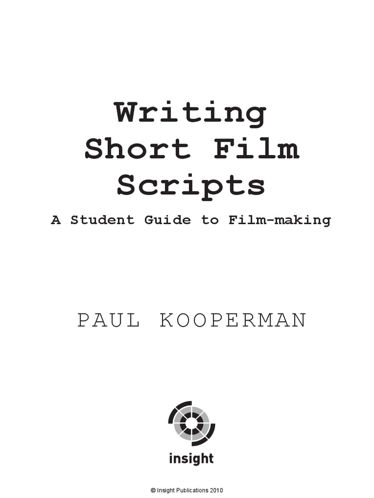 Writing Short Film Scripts | Screenplay | Film Director