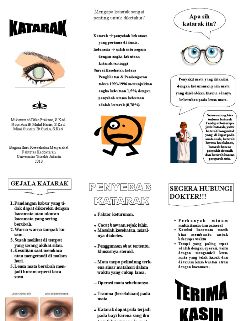 Leaflet Katarak | PDF