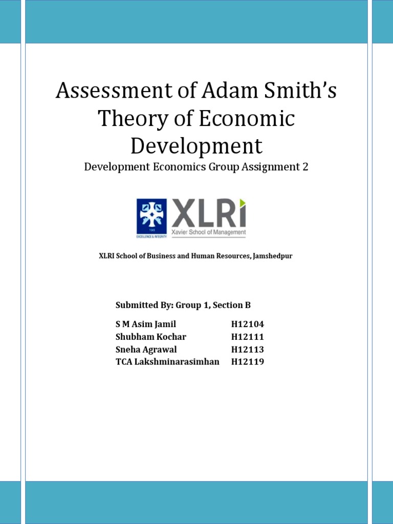 Adam Smith's Theory | PDF | John Maynard Keynes | Economics