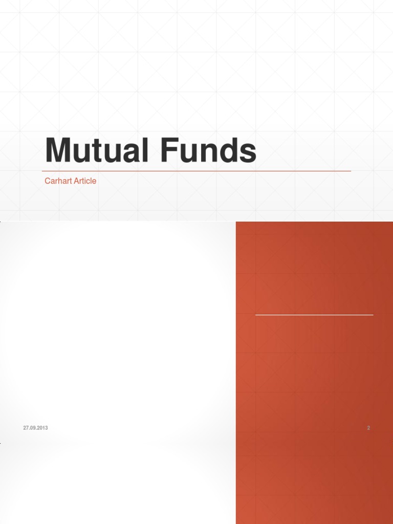 Mutual Funds | PDF | Finance & Money Management