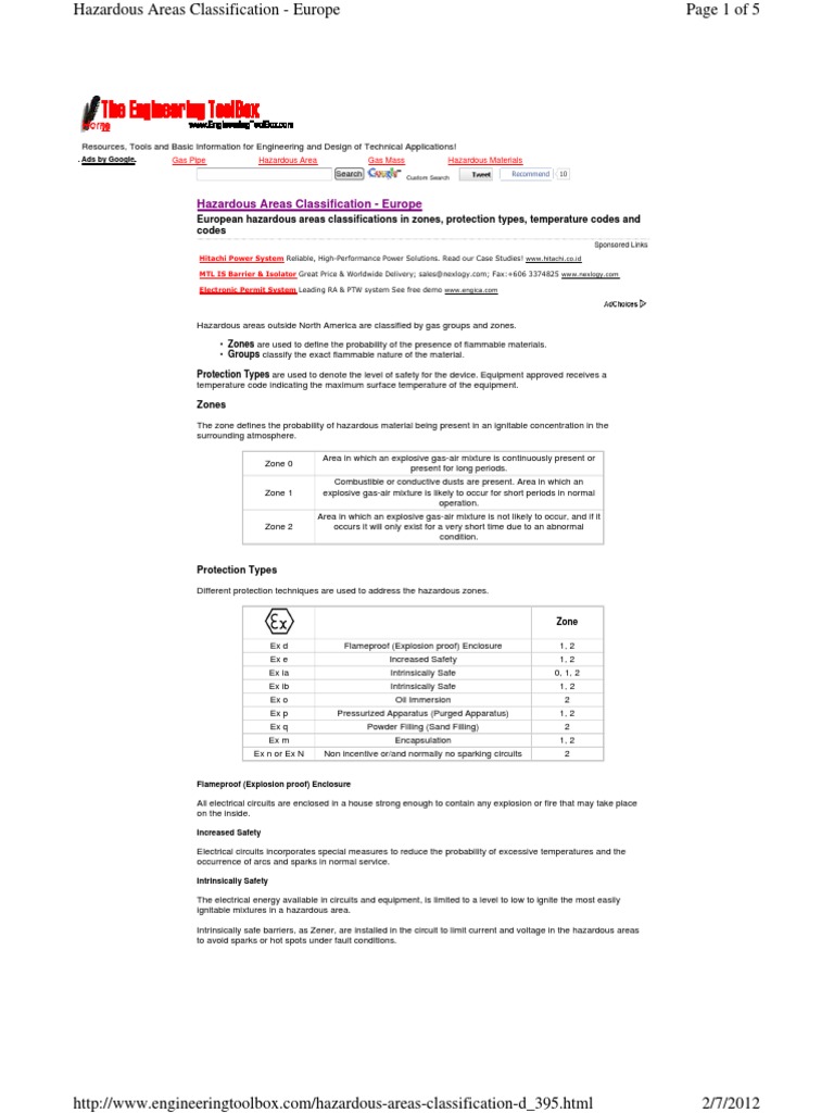 Article API RP 505 - Outside North America | PDF | Gases | Chemistry