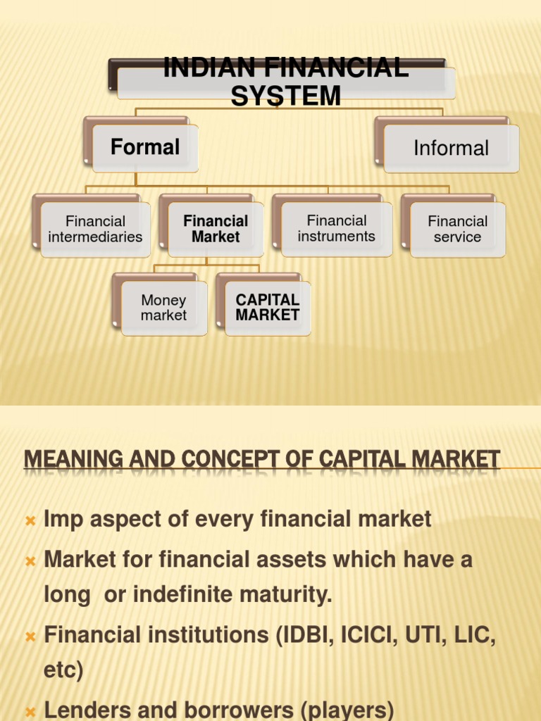 Indian Financial System: Formal | PDF