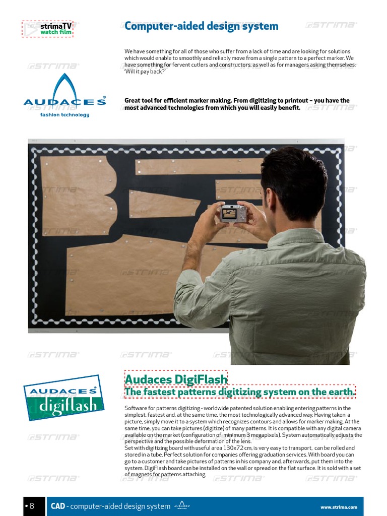 Computer-Aided Design System: Audaces Digiflash | PDF | Computer Aided Design | Computing