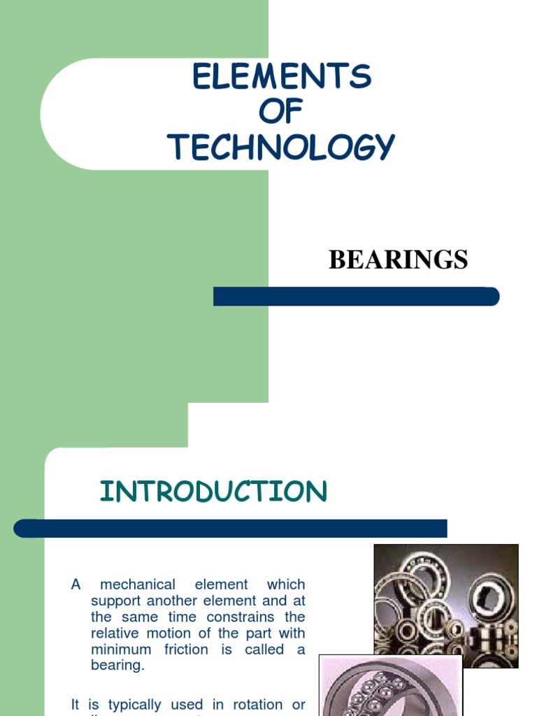 An In-Depth Look at Bearing Types, Components, Loads, and Nomenclature ...
