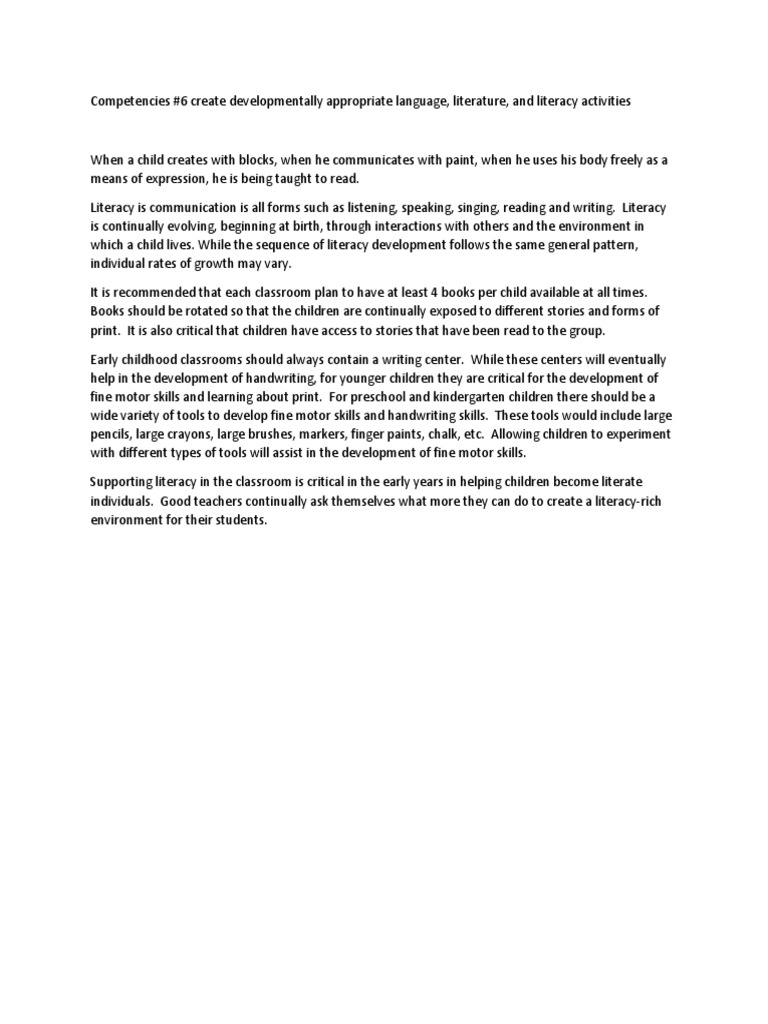 Competencies 6 Art Music and La | PDF