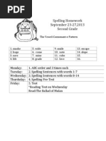 Homework - Term 4 Week 9 | PDF | Languages | Language Arts & Discipline