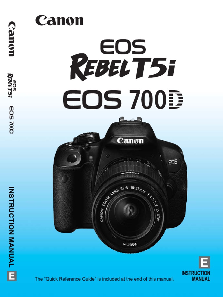 Canon EOS Rebel T5i / 700d | Exposure (Photography) | Camera Lens