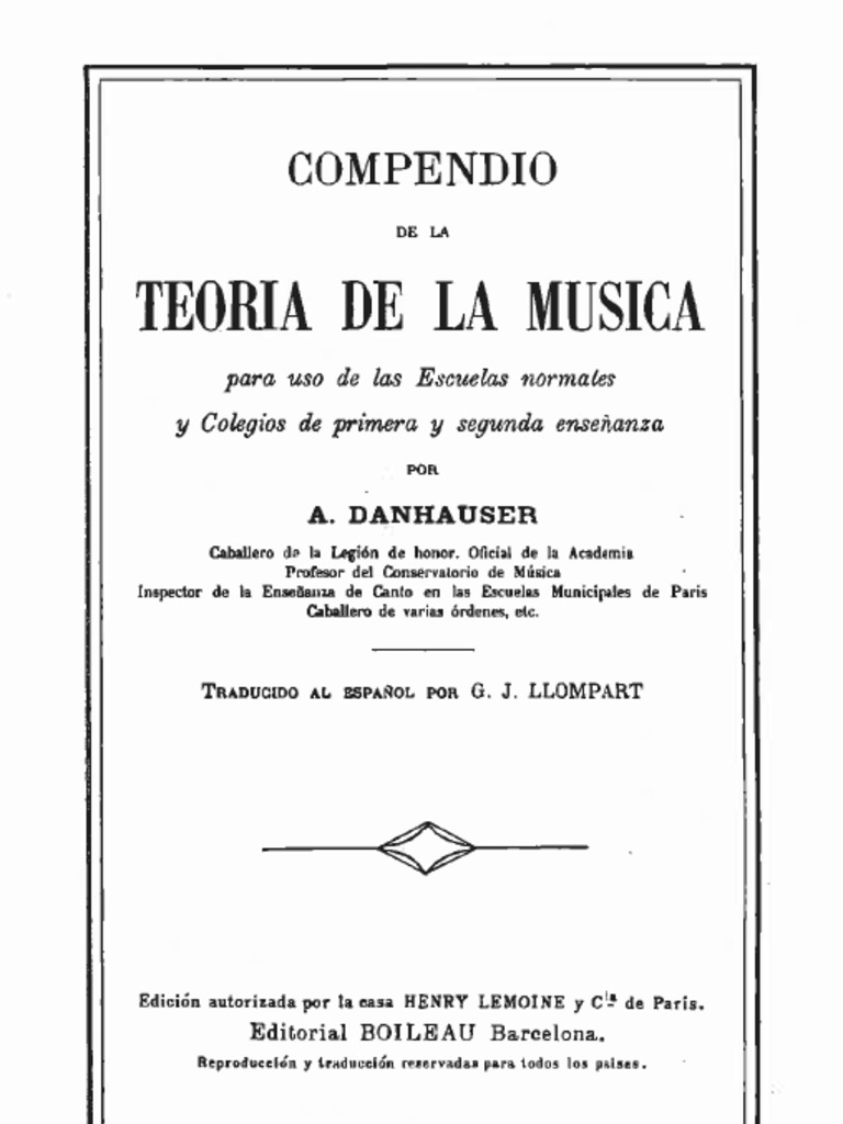 Danhauser Teoria de La Musica | PDF