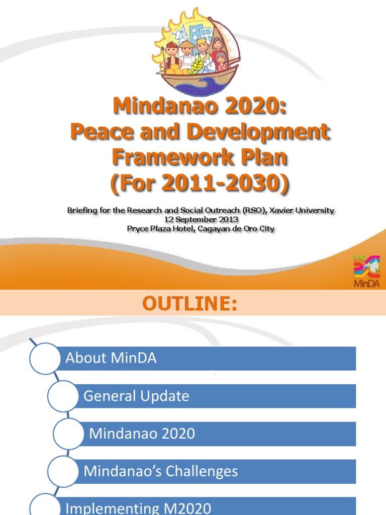 MinDA-XU Mindanao 2020 Alignment - Final | PDF | Sustainability | Mindanao