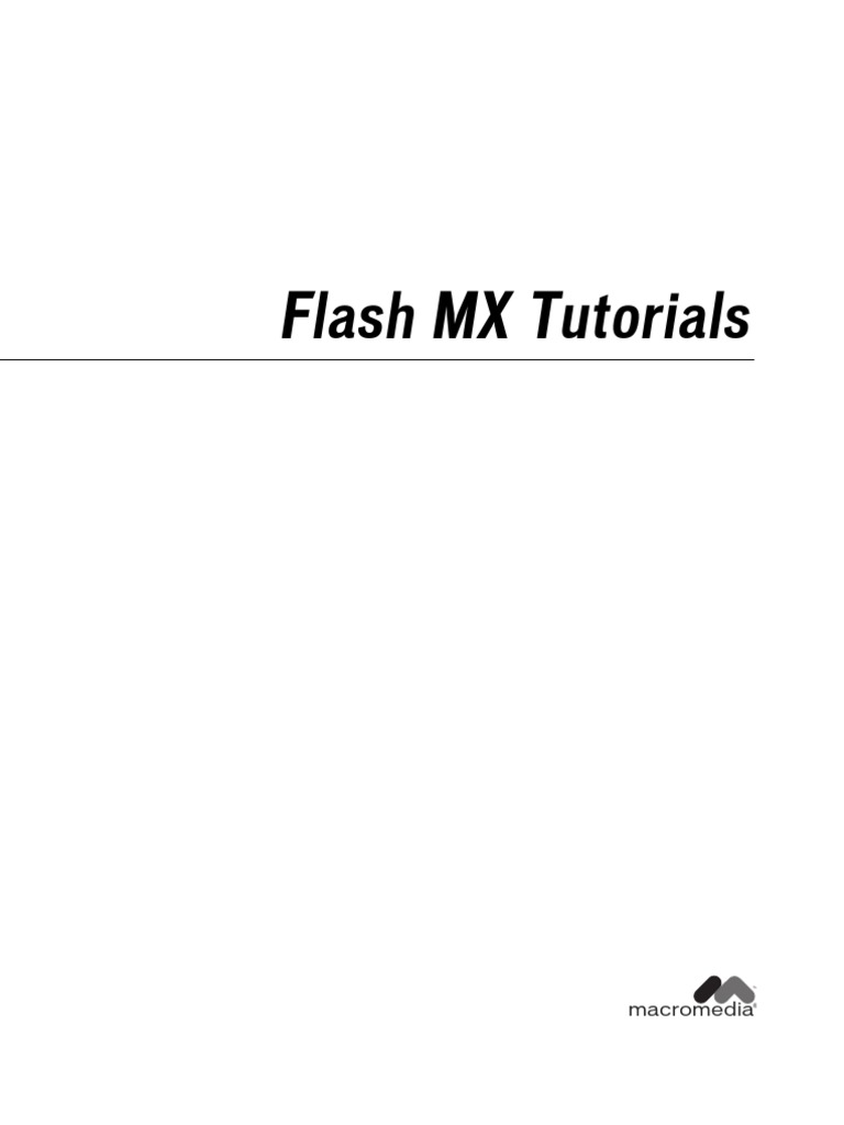 Flash MX Tutorials | PDF | Adobe Flash | Icon (Computing)