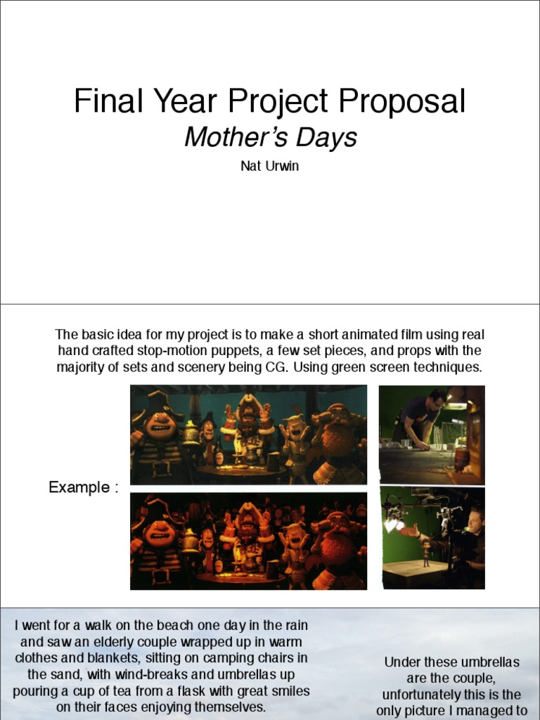 Final Year Project Proposal | Download Free PDF | Animation | Leisure
