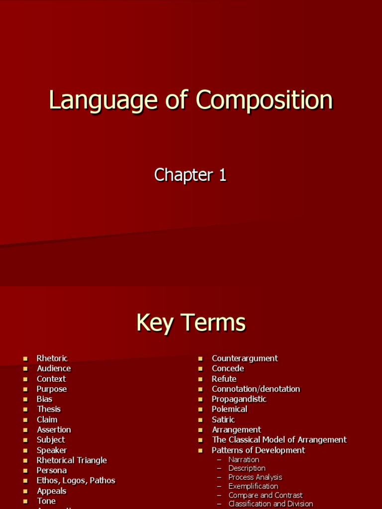 Language of Composition | PDF | Audience | Rhetoric
