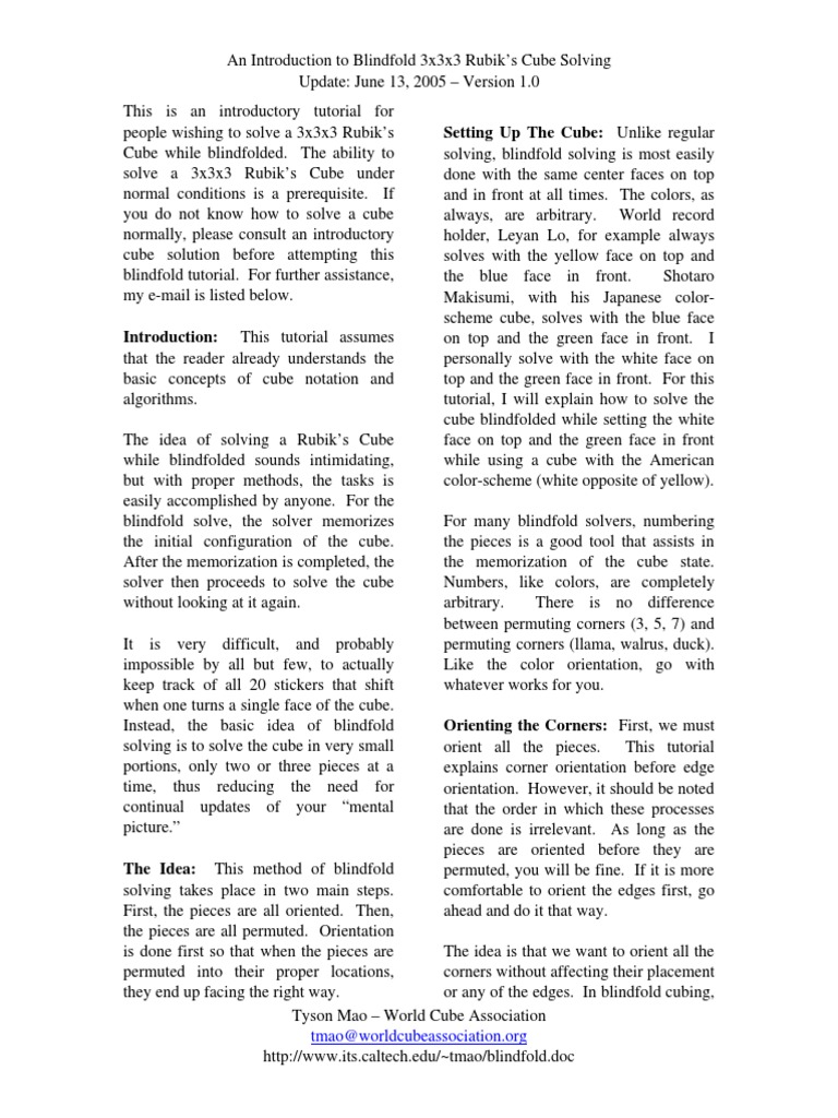 Blindfold | PDF | Permutation | Algorithms