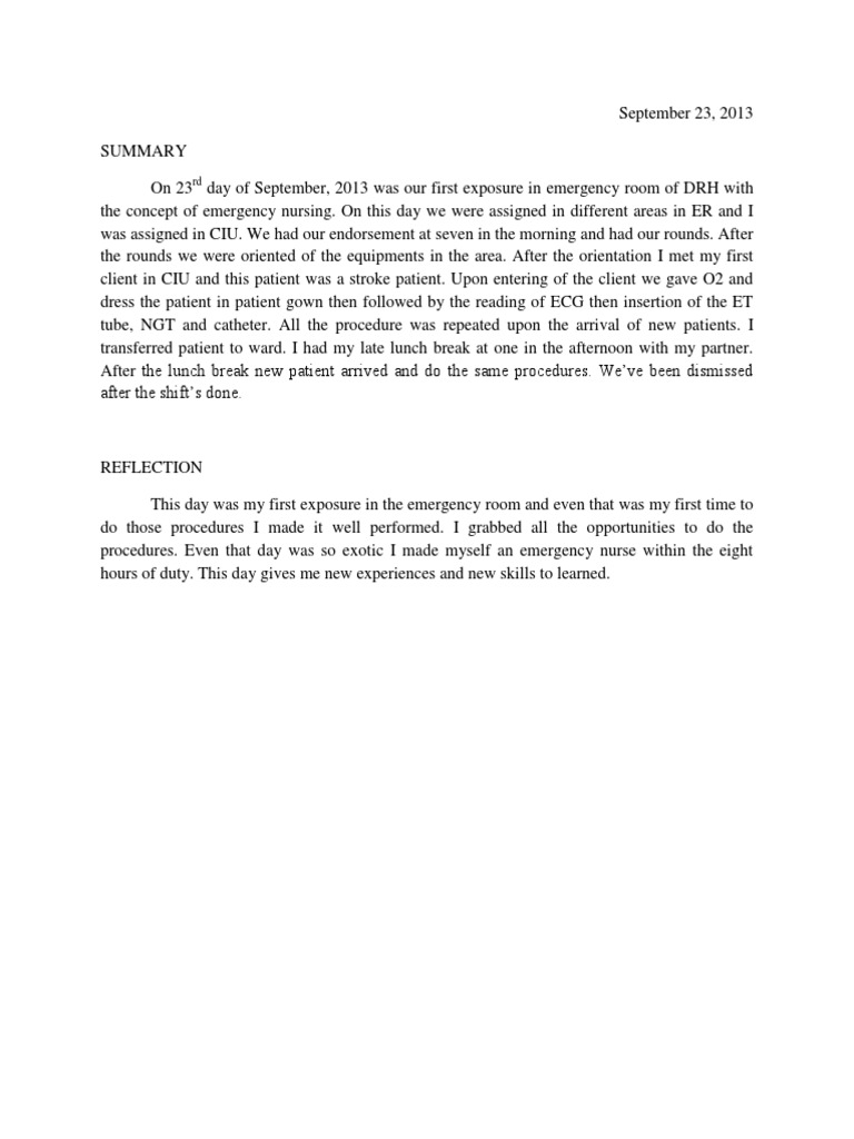Progress Notes Er | Patient | Emergency Department