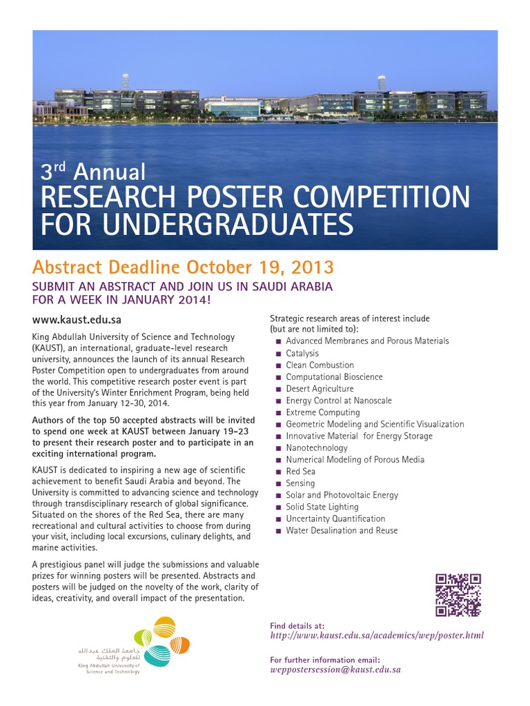 KAUST 2014 Research Poster Contest | PDF