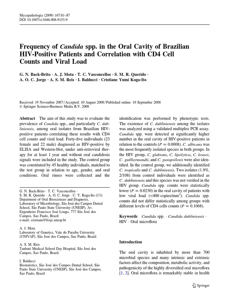 PDF 8 | PDF | Candida (Fungus) | Candidiasis