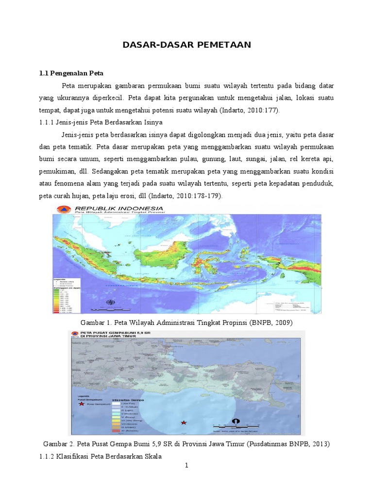Dasar Dasar Pemetaan | PDF
