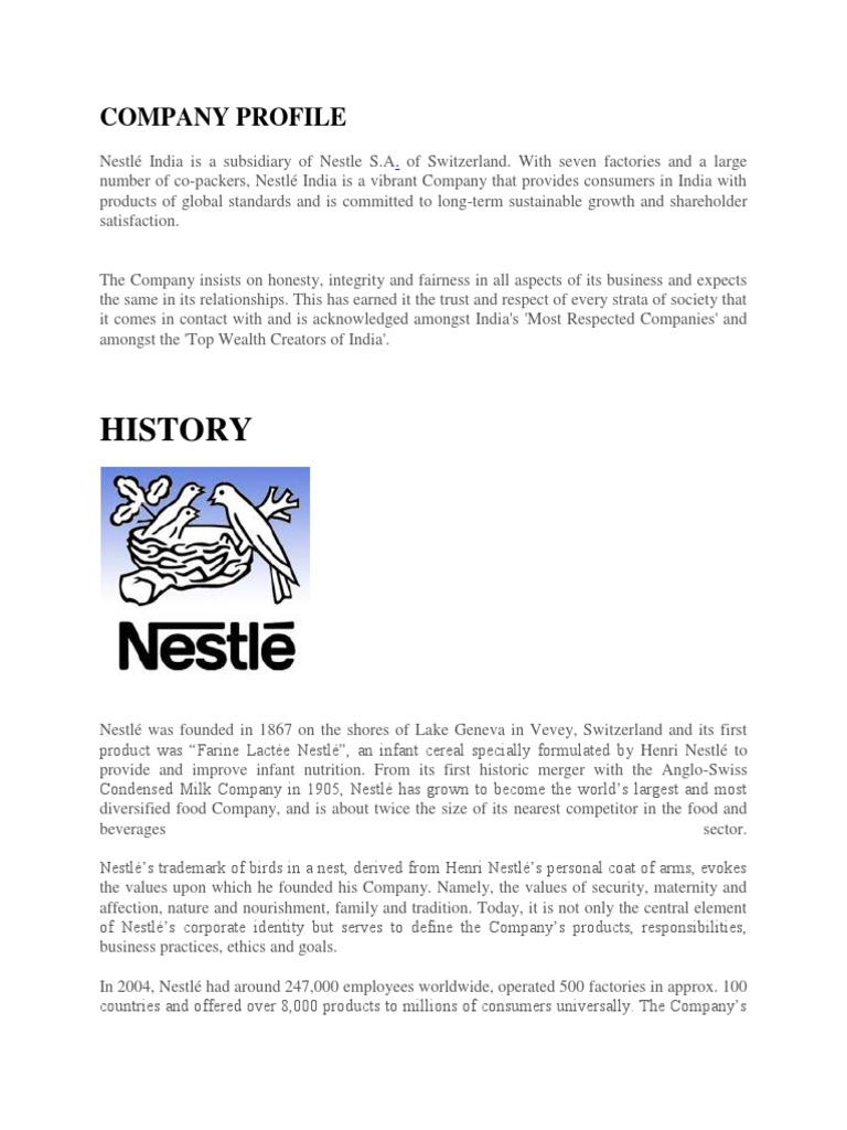 Chapter 3 and 4 of Nestle India. | PDF | Nestlé | Dairy