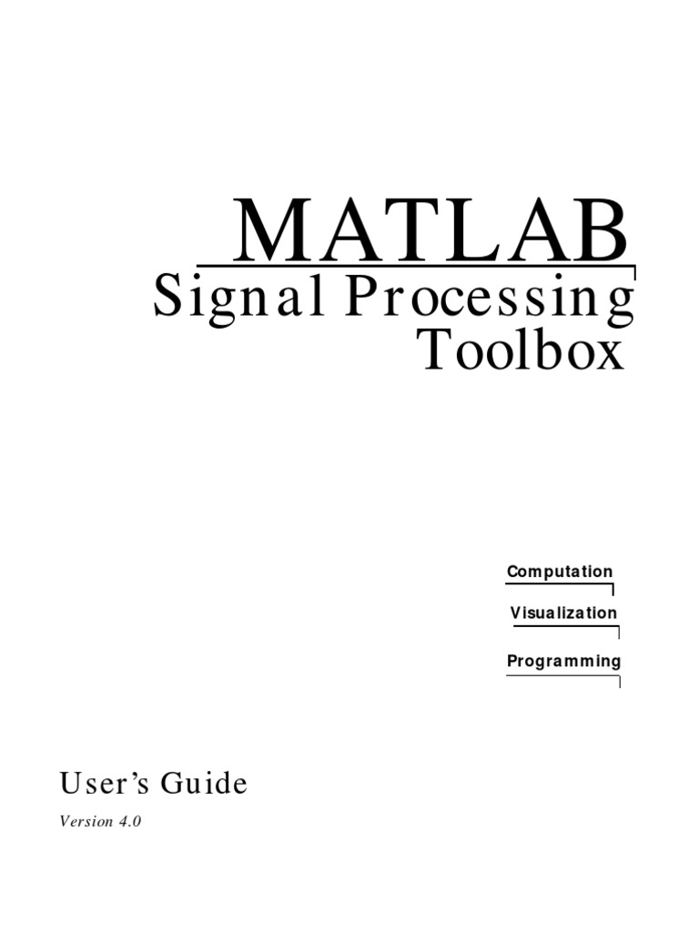 Matlab-Signal TB PDF | PDF | Signal Processing | Telecommunications ...