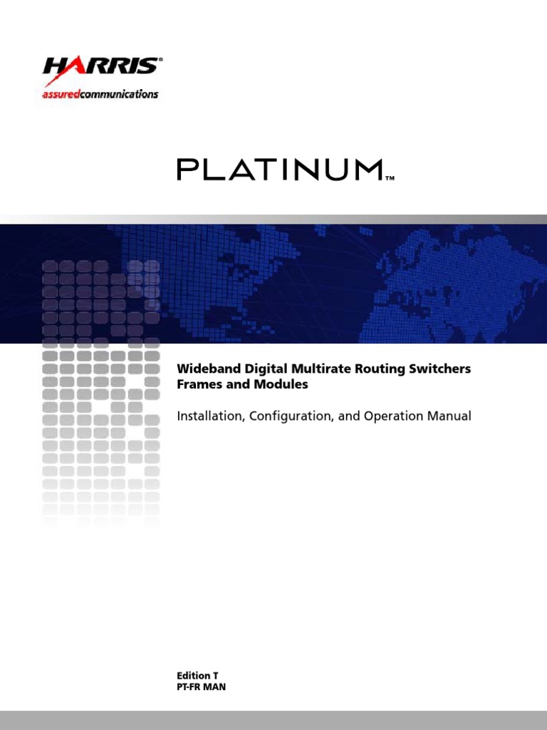 Harris Platinum Frame and System Edition | PDF | Power Supply ...