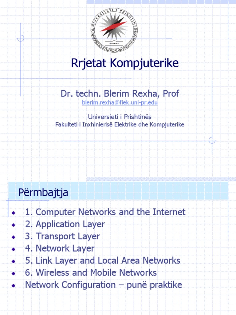 00 Hyrje Ne Rrjeta Kompjuterike 2009 | PDF