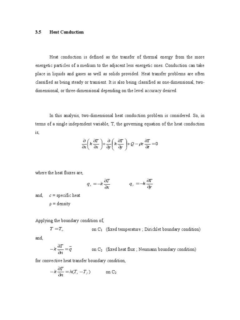 2d Heat Conduction Fem | PDF | Thermal Conduction | Heat