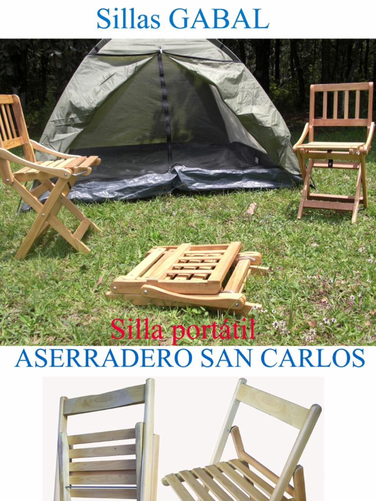 Sillas Plegables de Madera GABAL | PDF | Business