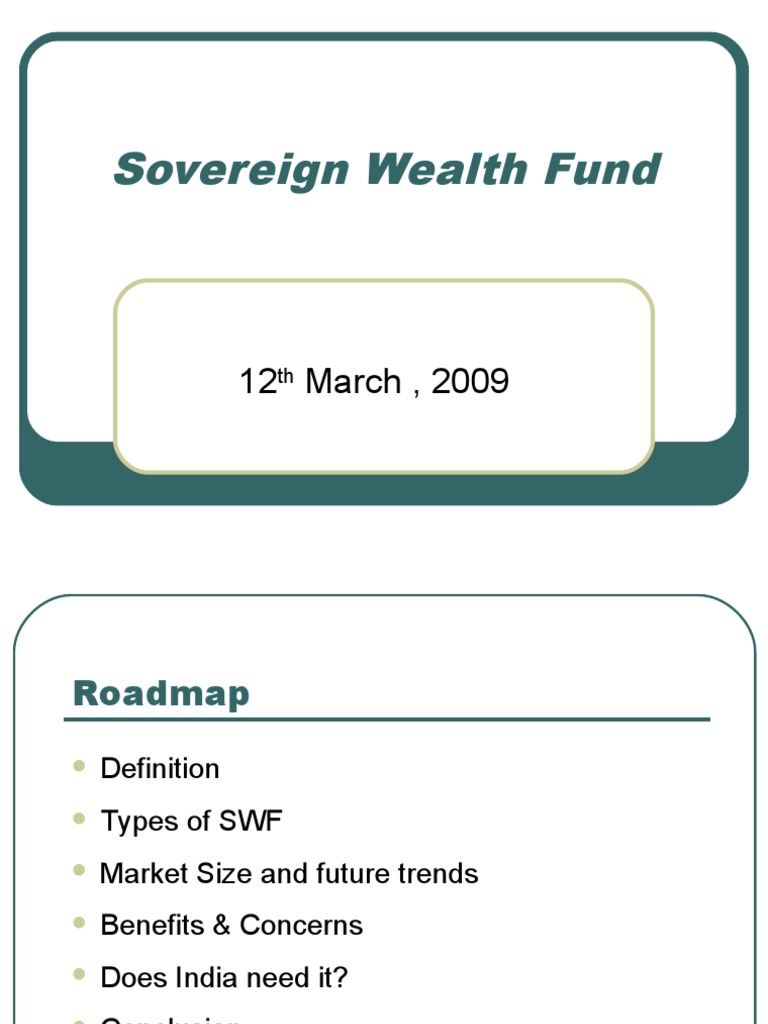 Understanding Sovereign Wealth Funds | PDF | Foreign Exchange Reserves ...