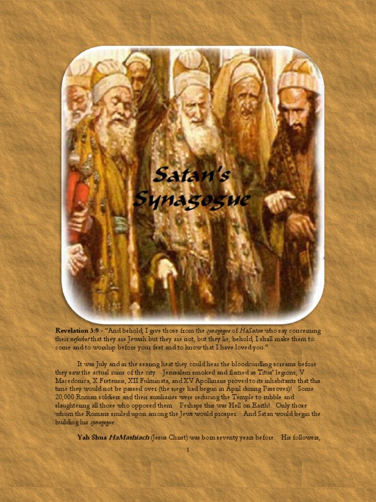 Revelation 3:9 - and Behold, I Give Those From The Synagogue of Hasatan ...
