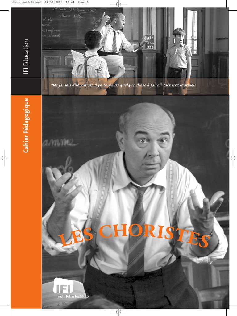 LES CHORISTES (12) 2004 FRANCE BARRATIER, CHRISTOPHE Study Guide in ...