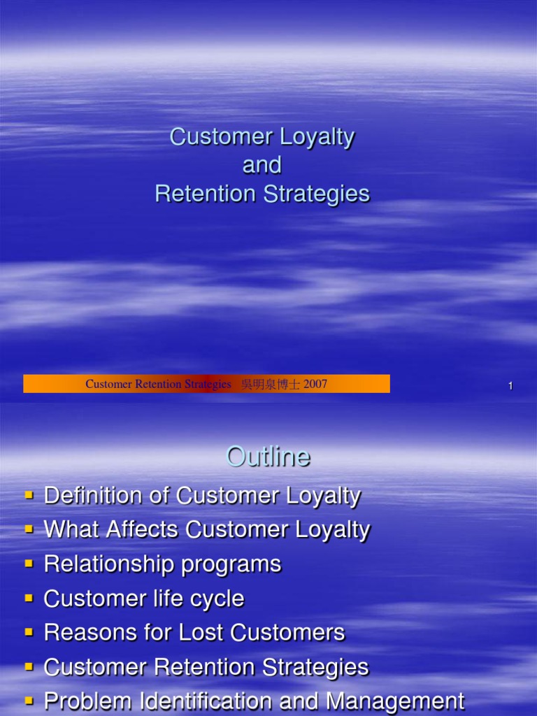 Retention | PDF