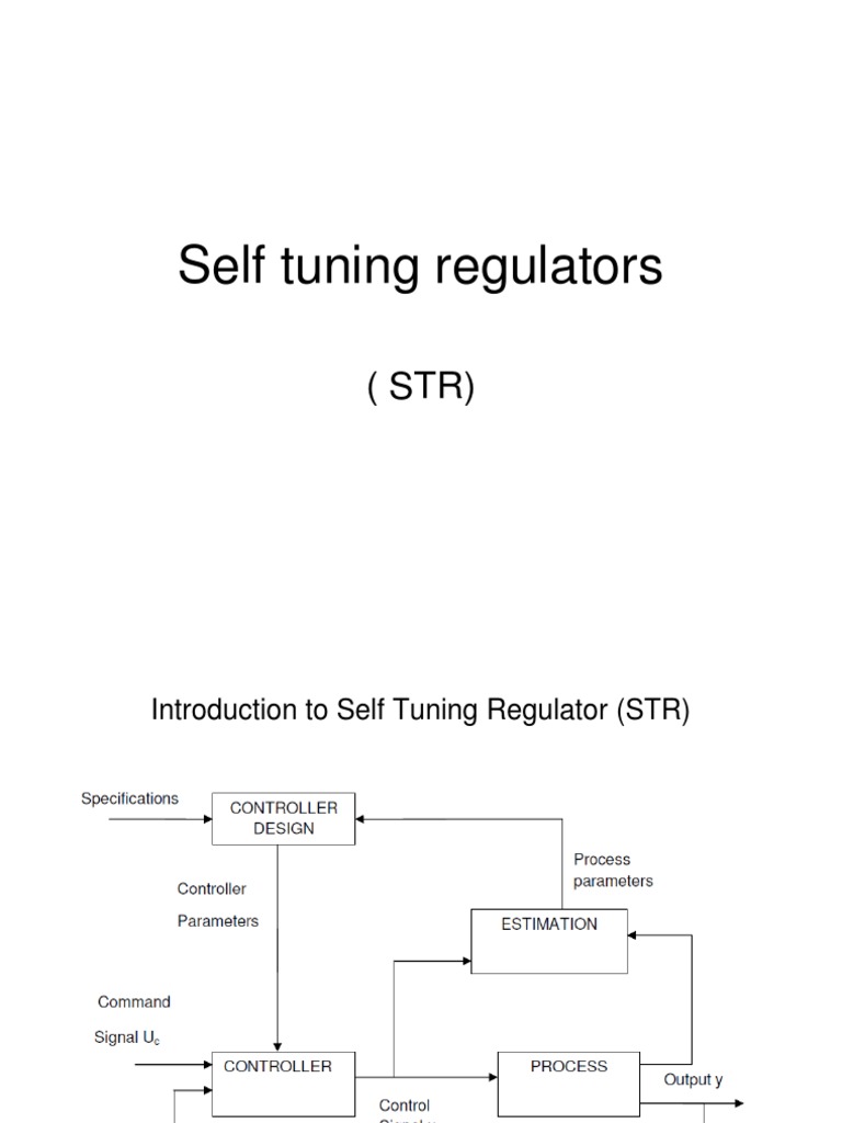 Self Tuning Regulators | PDF | Control Theory | Equations